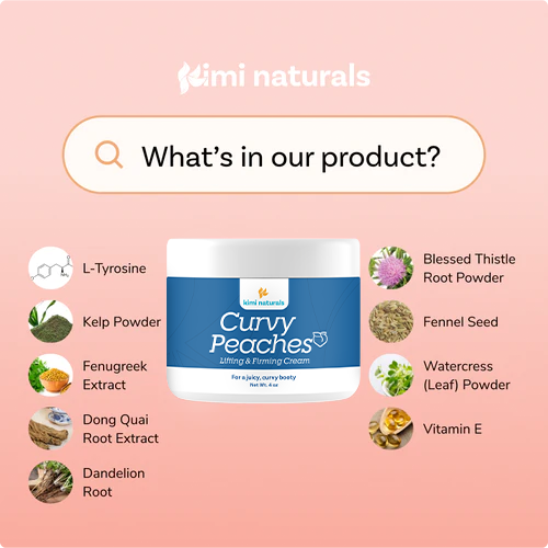 Curvy Peaches™ Lifting & Firming Booty Cream – Kimi Naturals