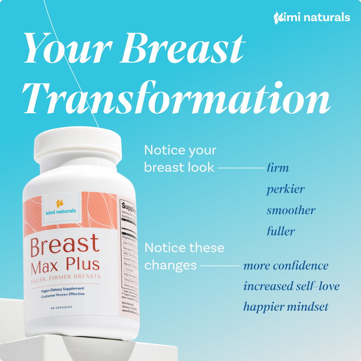 Best Breast Enlargement Pills | Faster Natural Growth – Kimi Naturals